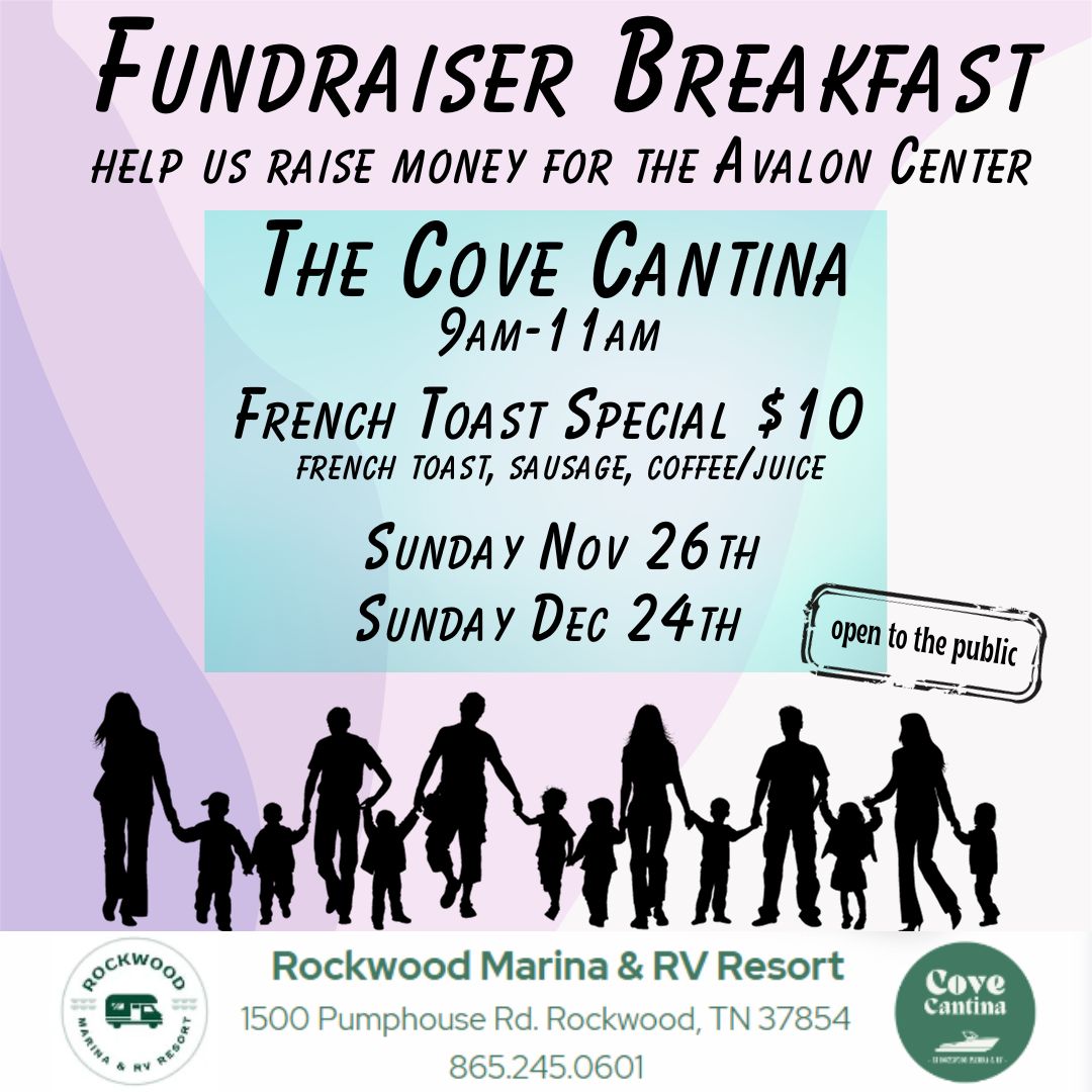 Fundraiser Breakfast for The Avalon Center - Rockwood Marina & RV ...